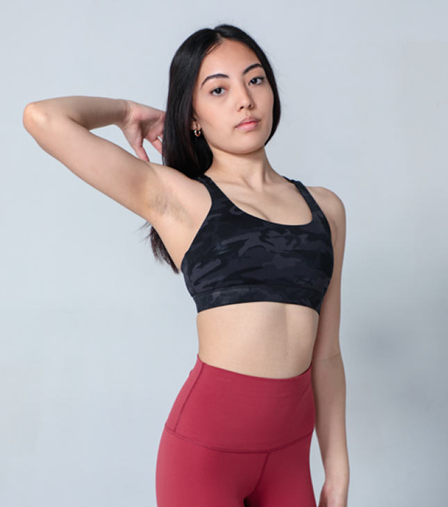 Julia Lattice Back Fashion Sport Bra - Koppla Active Wear