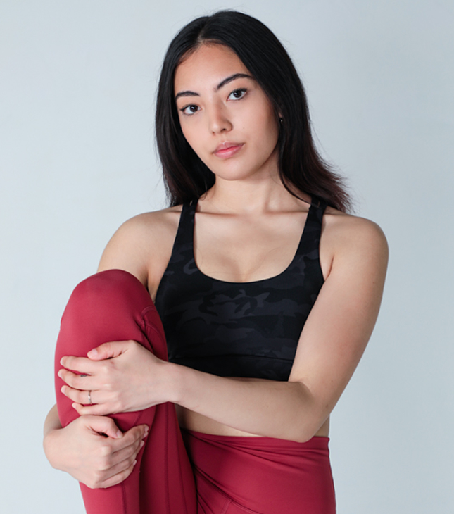 Julia Lattice Back Fashion Sport Bra - Koppla Active Wear