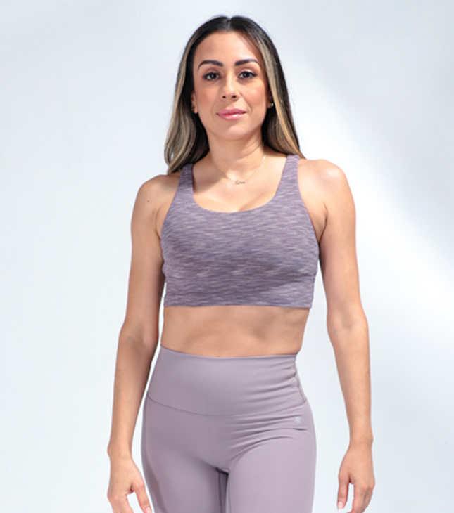 Julia Lattice Back Fashion Sport Bra - Koppla Active Wear