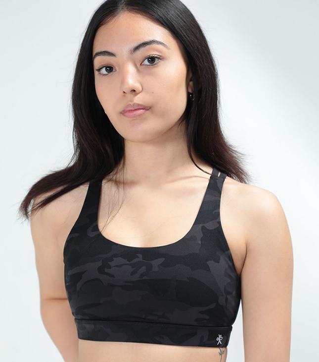 Julia Lattice Back Fashion Sport Bra - Koppla Active Wear